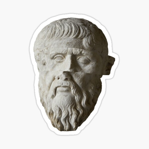 Pegatina «Profesor de Filosofía Sócrates Artístico Pretencioso Collage ...