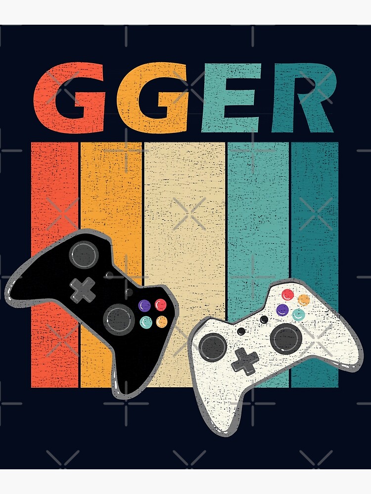 "GGER Retro Gaming - Dark" Poster for Sale by Desha001 | Redbubble