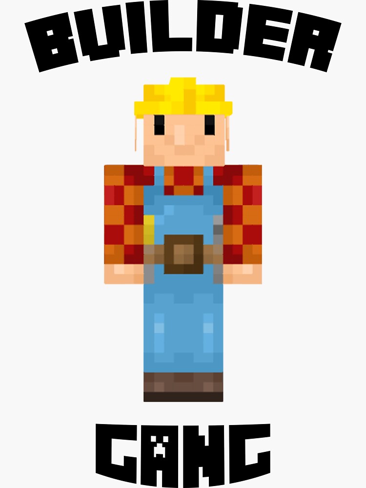 "Builder Gang" Sticker for Sale by cleverth | Redbubble