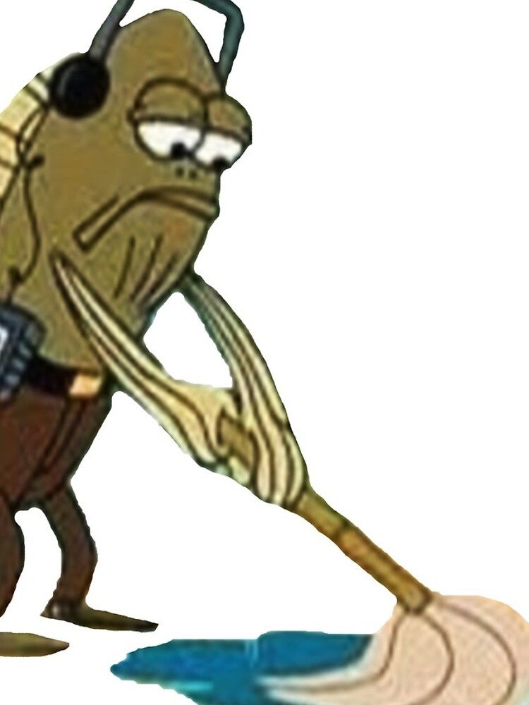 "Fred the Fish Mopping" iPhone Case for Sale by Dupex90 | Redbubble