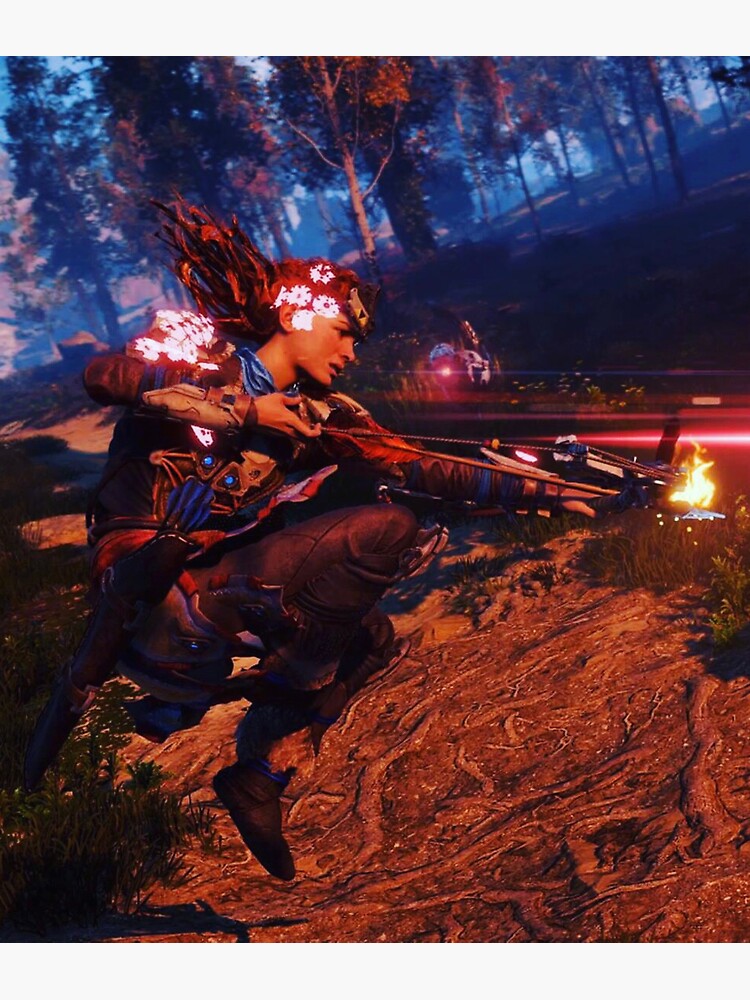 "Aloy" Sticker by GeorgeArtWork | Redbubble