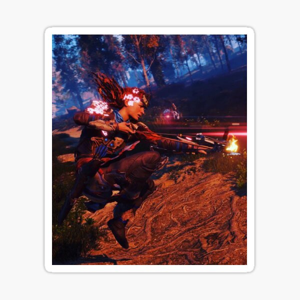 "Aloy" Sticker by GeorgeArtWork | Redbubble