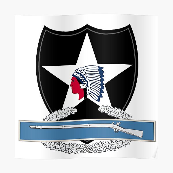 "2nd Infantry Combat Infantry Badge (CIB)" Poster for Sale by jcmeyer ...