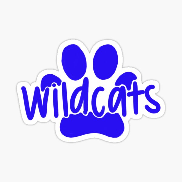 "Wildcats" Sticker for Sale by kenna2430 | Redbubble