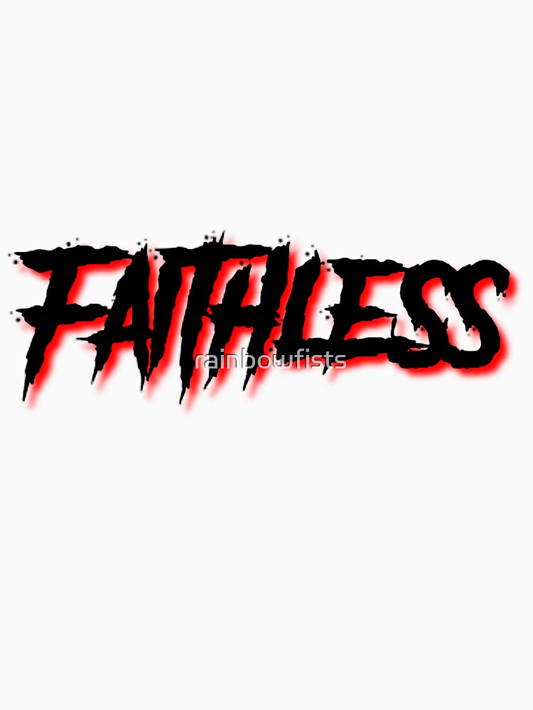 "Faithless" T-shirt for Sale by rainbowfists | Redbubble | goth t ...