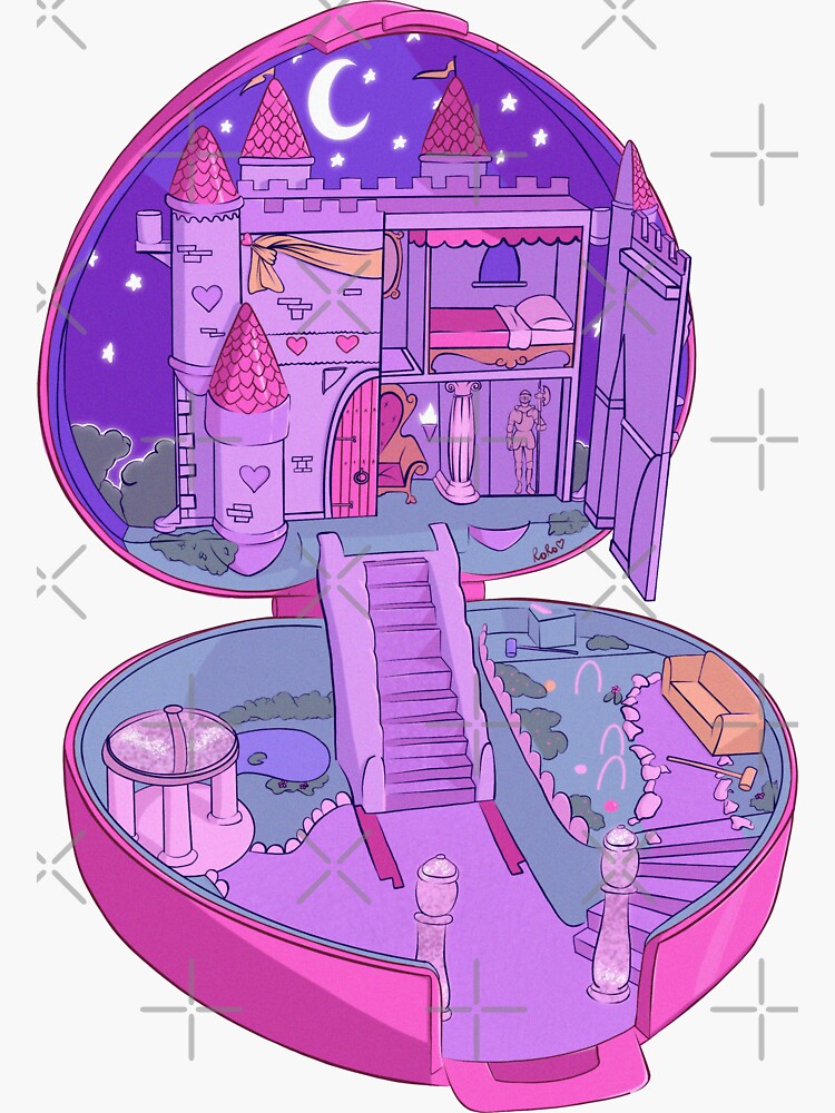 "Starlight Castle " Sticker for Sale by Gh0stteeth | Redbubble