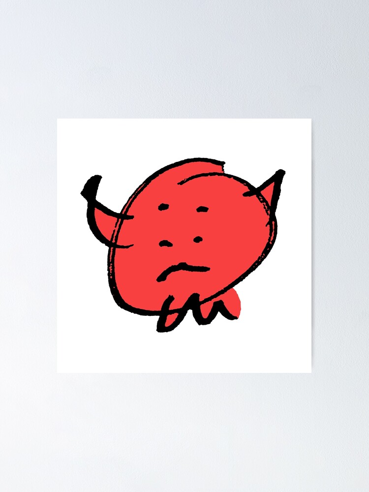 "Goofy Devil" Poster for Sale by joshcartoonguy | Redbubble