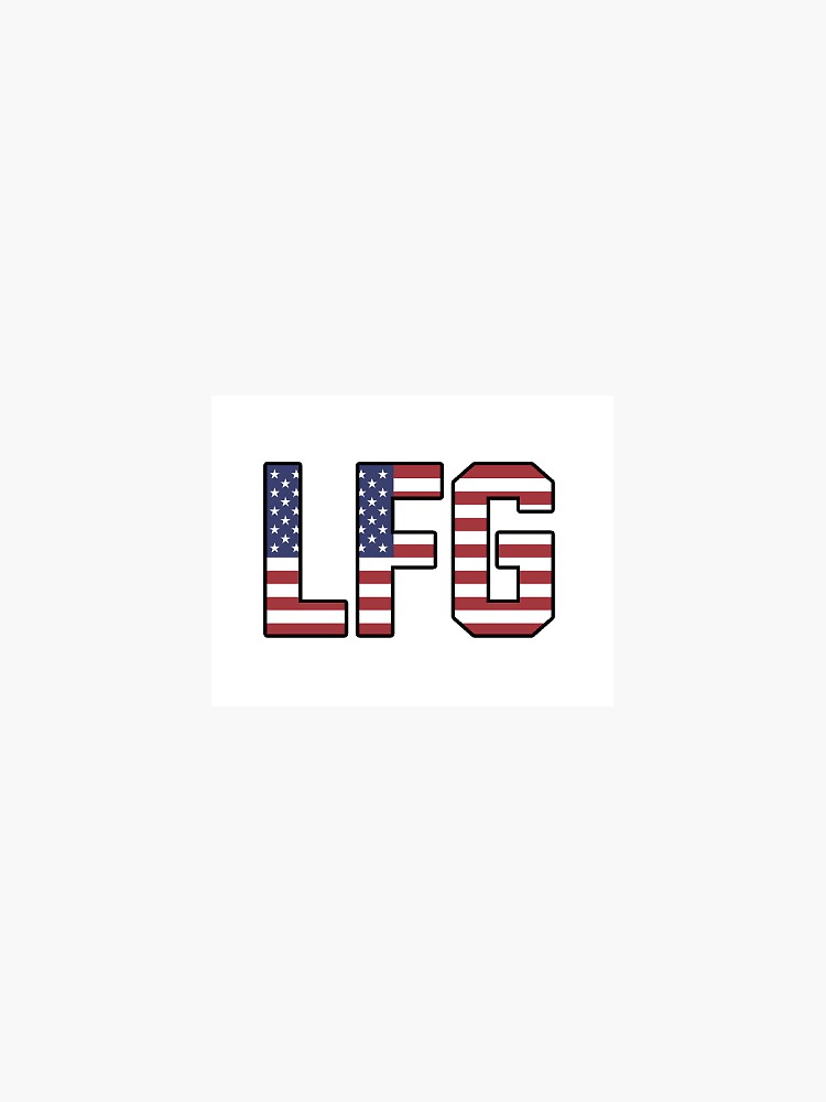 "LFG" Sticker for Sale by rpuccio19 | Redbubble