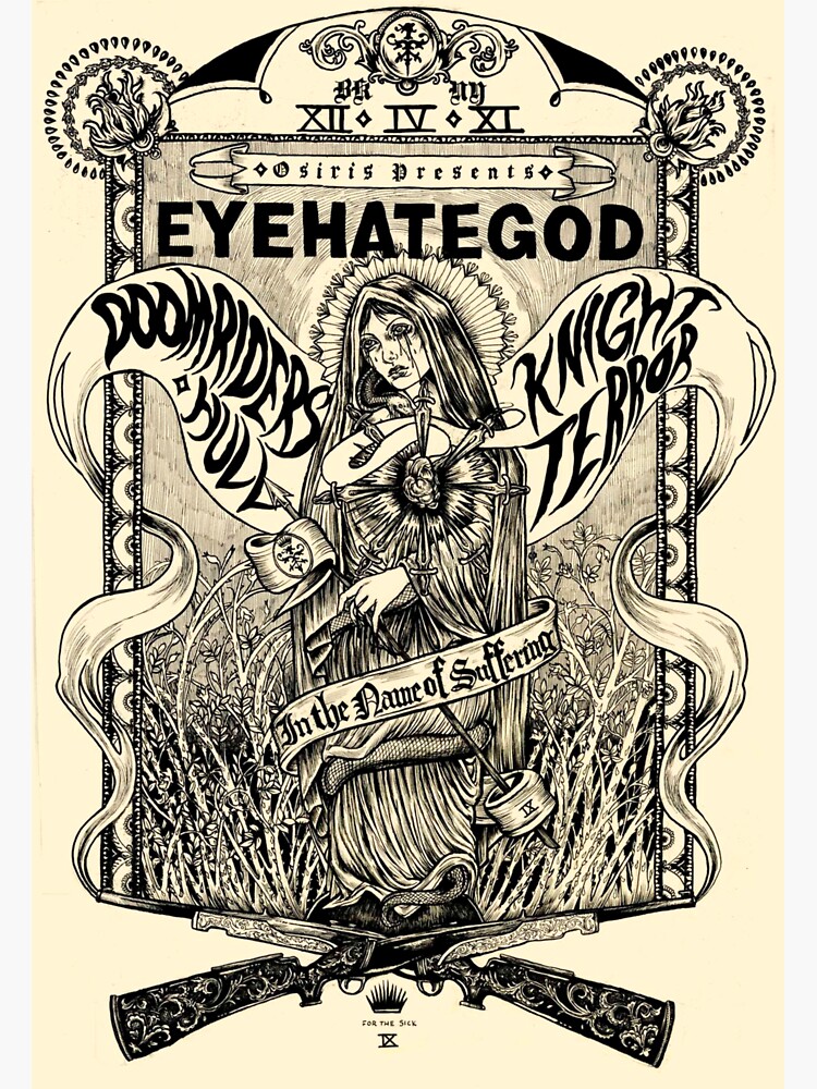 "eyehategod band" Sticker for Sale by Nanna N Paulet | Redbubble