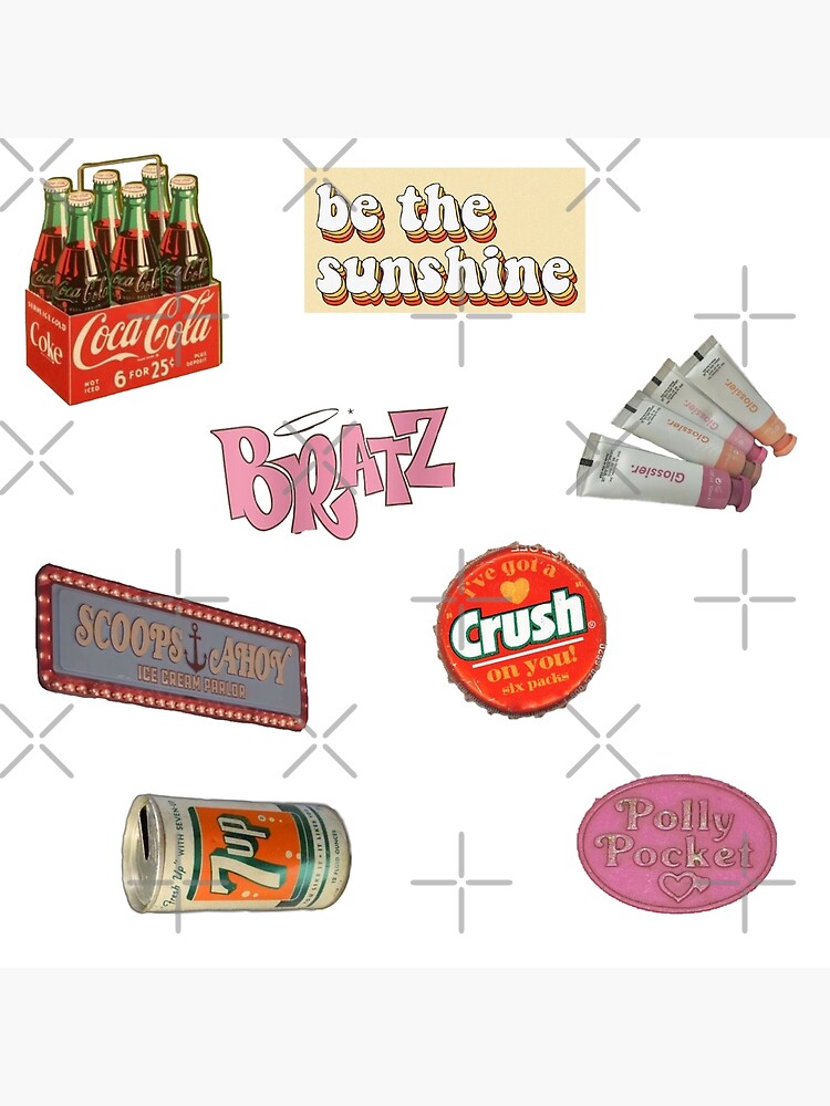 "Trendy VSCO Retro Sticker Pack" Poster by shannondunnx | Redbubble