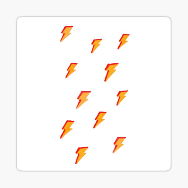 "Tumblr Lightning Retro Design" Sticker for Sale by shannondunnx ...