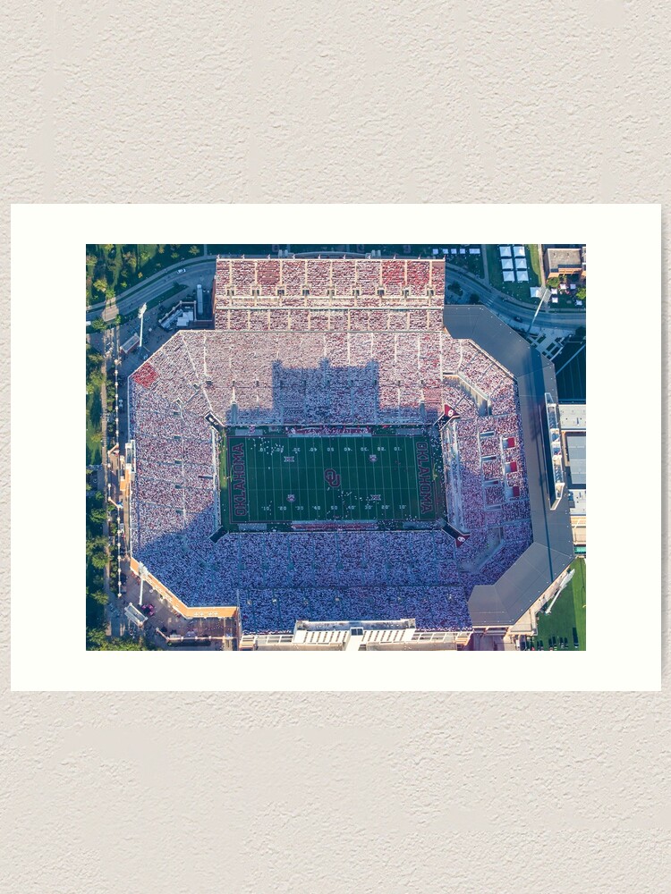 "OU Football stadium" Art Print by cmepes | Redbubble