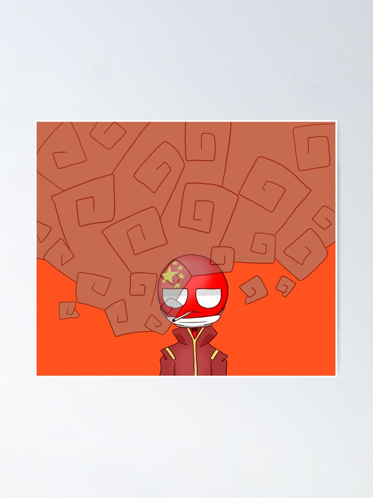 "Countryhuman - China smoking" Poster by YaraDB | Redbubble