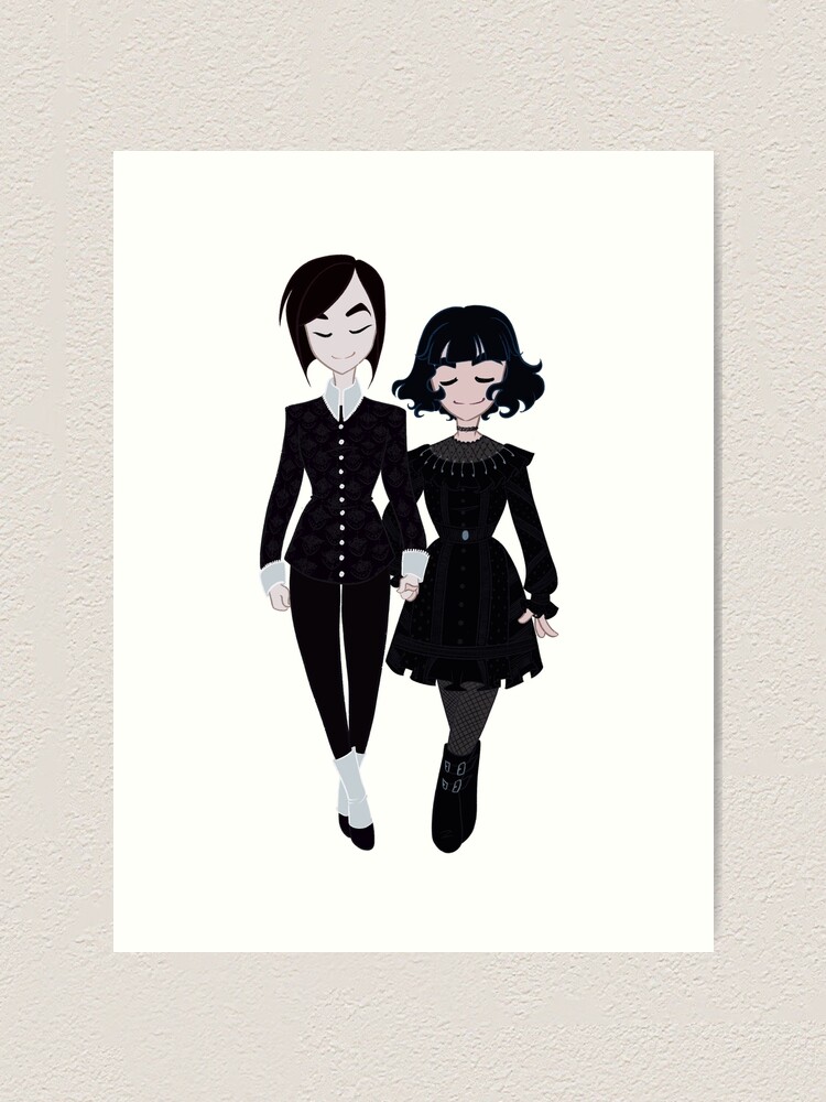 "Broadway Goth Babies" Art Print for Sale by lizzardmiller | Redbubble