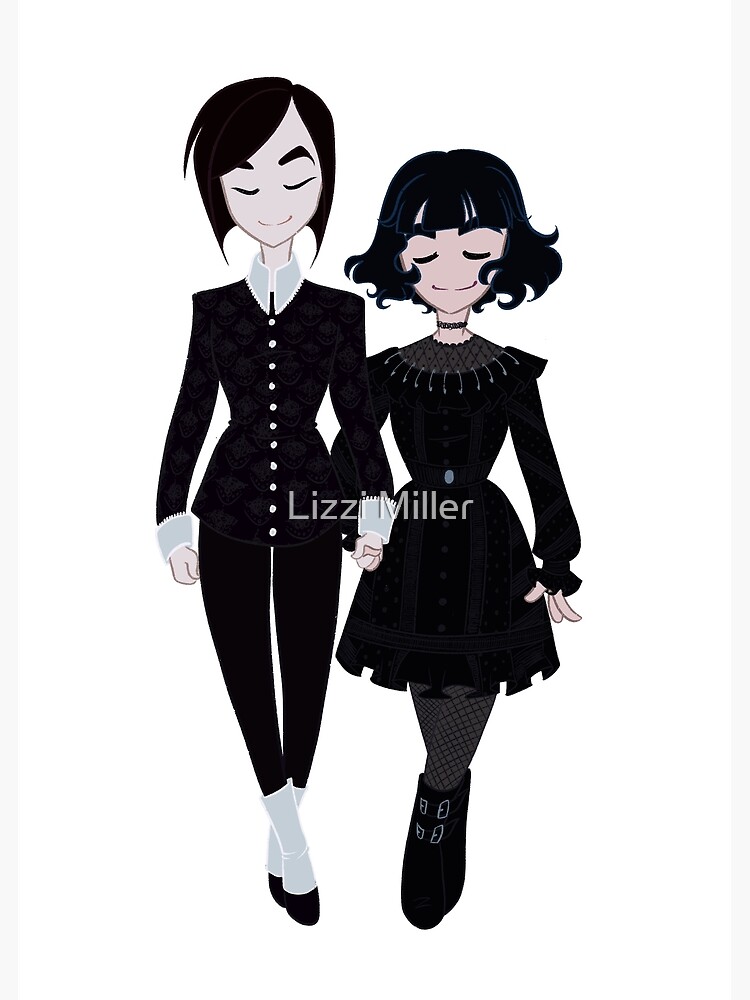 "Broadway Goth Babies" Art Print for Sale by lizzardmiller | Redbubble