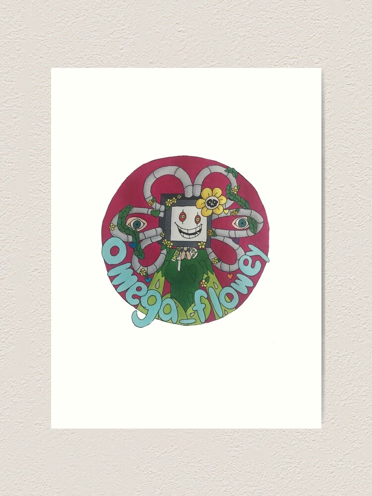 "Omega_Flowey tik tok pfp updated" Art Print by Omega-Flowey | Redbubble