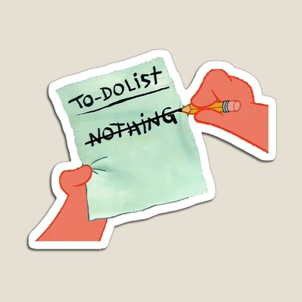 Spongebob To Do List Gifts & Merchandise | Redbubble