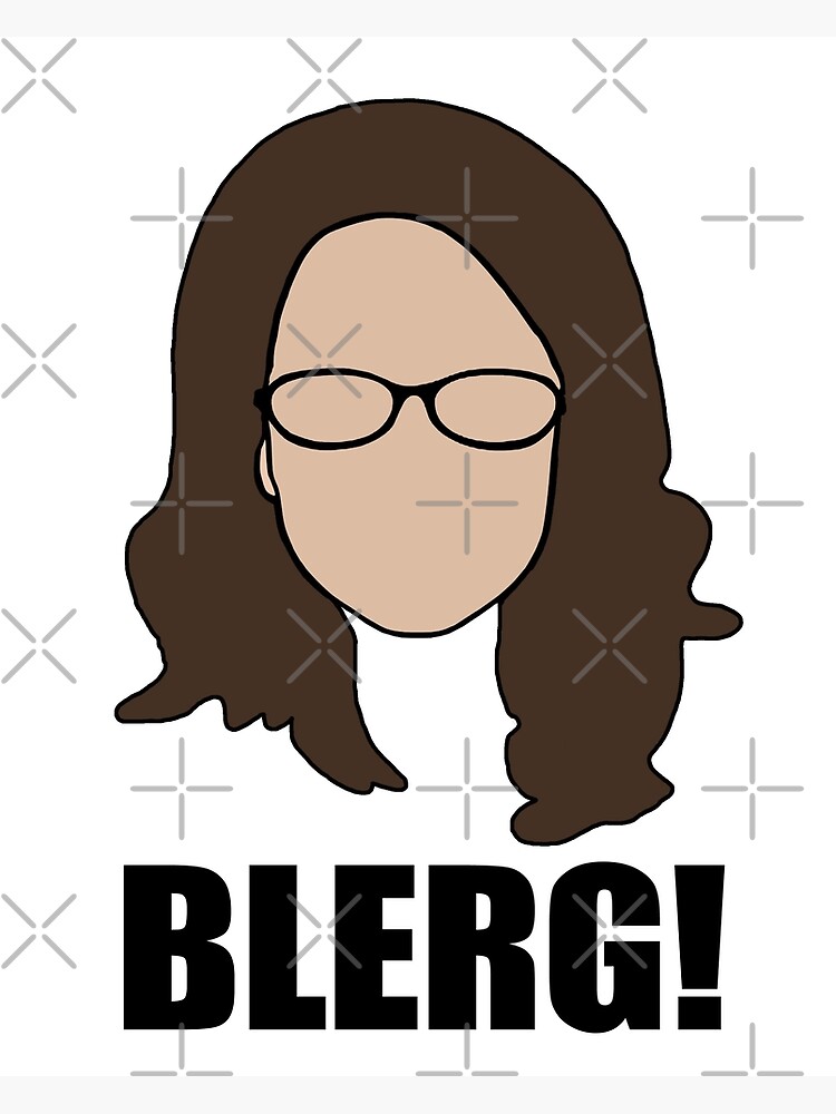 "blerg" Poster for Sale by aluap106 | Redbubble