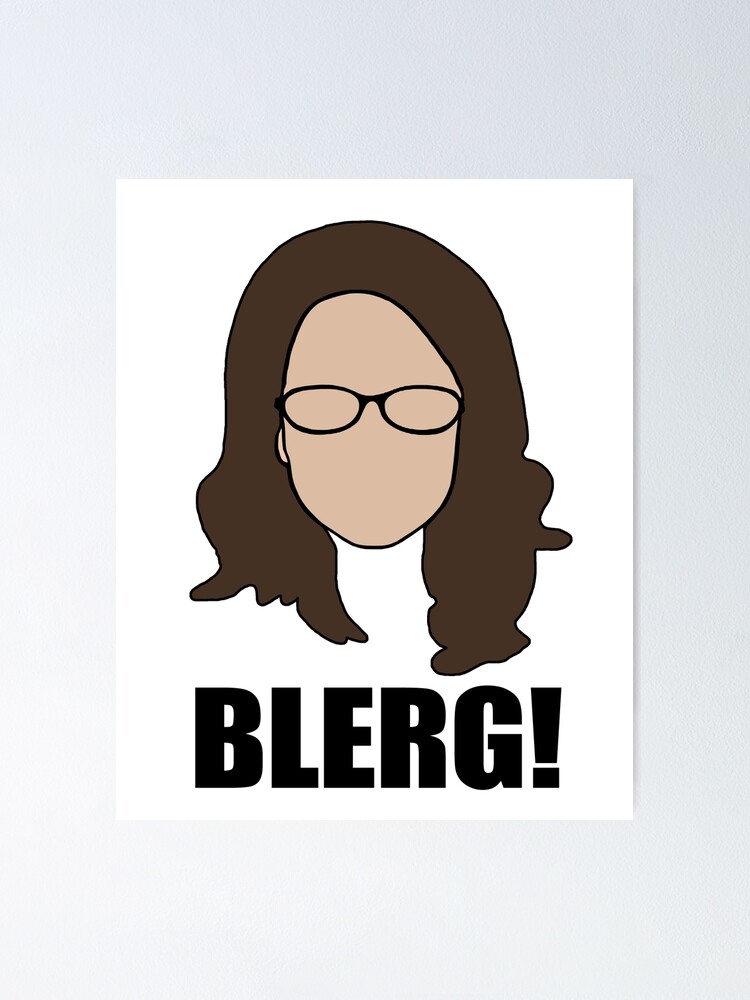 "blerg" Poster for Sale by aluap106 | Redbubble