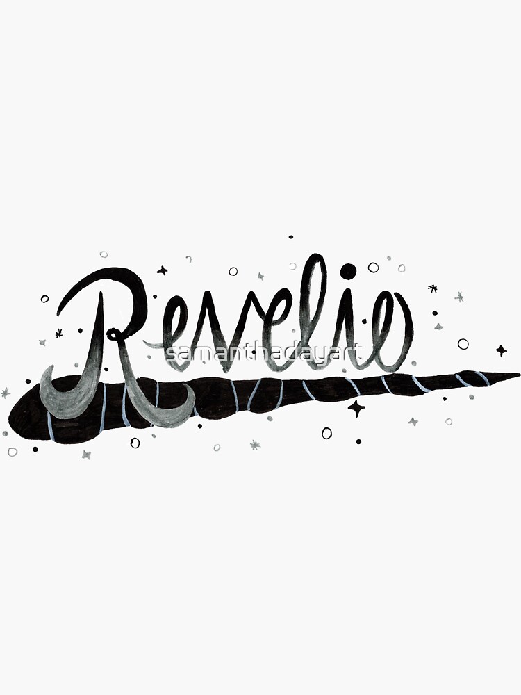 "Revelio!" Sticker by samanthadayart | Redbubble