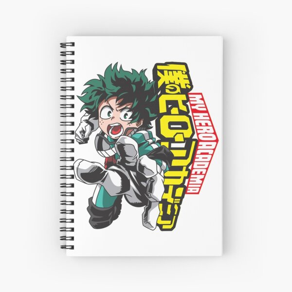 "Boku No Hero - My Hero Academia Deku" Spiral Notebook by ...
