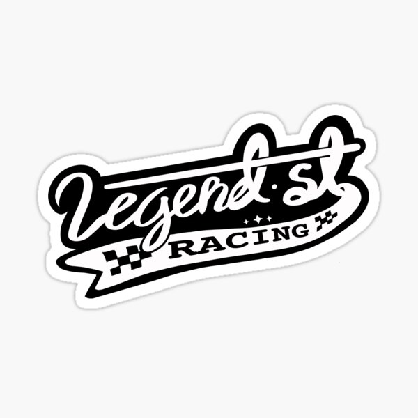"Legend. Street Racing" Sticker for Sale by Lanpify | Redbubble