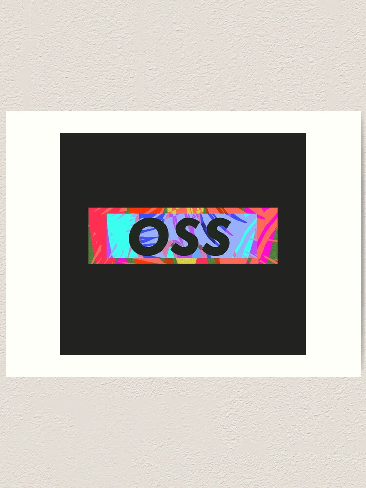 "Jiu Jitsu Oss Design Colorful BJJ Oss Design" Art Print by CreaTeePH ...