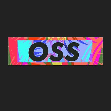 "Jiu Jitsu Oss Design Colorful BJJ Oss Design" Essential T-Shirt for ...