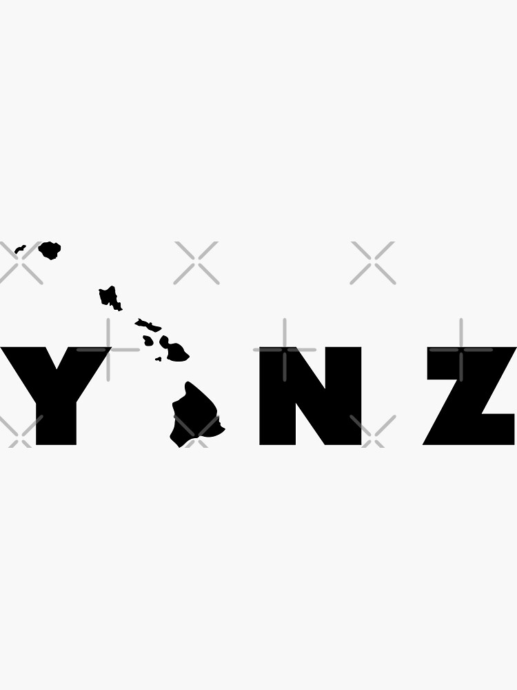 "Hawai-yinz (*ORIGINAL DESIGN*)" Sticker by crowbarr | Redbubble