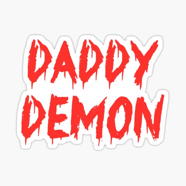 "Halloween Family Costume Daddy Demon" Sticker for Sale by wilsonellis ...