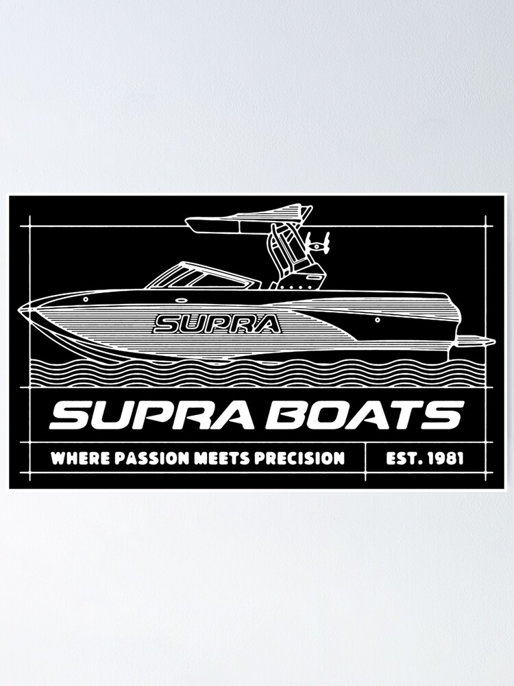 "Supra Boats" Poster for Sale by LoverDj | Redbubble