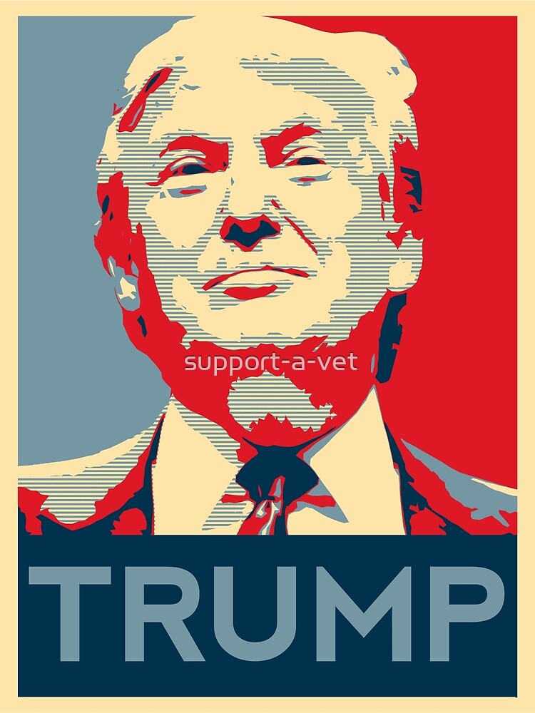 "trump" Framed Art Print by support-a-vet | Redbubble
