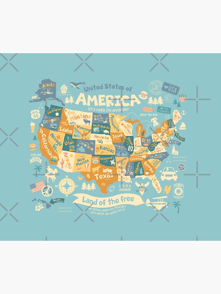 "Explore America" Poster for Sale by SarahTreu | Redbubble