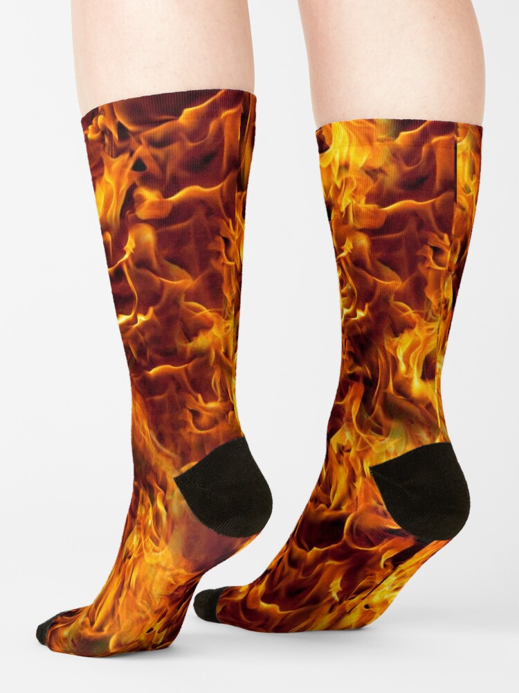 Fire and Flames Pattern | Socks sold by Vyky Silvia | SKU 48844058 | 40 ...