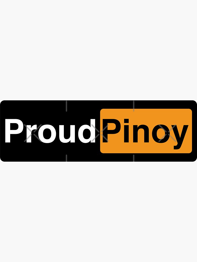 "PROUD PINOY" Sticker for Sale by aydapadi | Redbubble