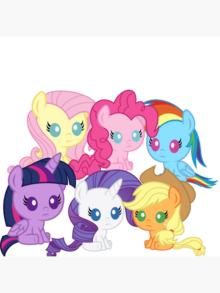 "My little pony babies " Canvas Print by Manehatten | Redbubble