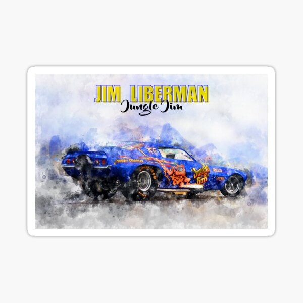 "Jim Liberman Jungle Jim" Sticker by Theodor Decker | Redbubble
