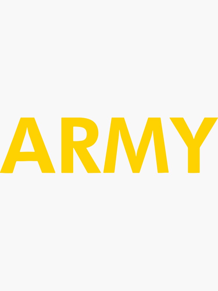 "Army Logo Apfu Workout" Sticker by StellaHand | Redbubble