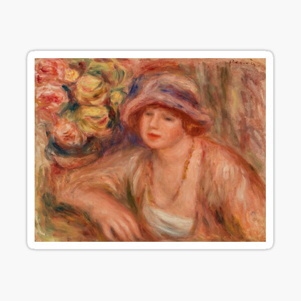 "Woman Leaning" Sticker for Sale by anatudor | Redbubble