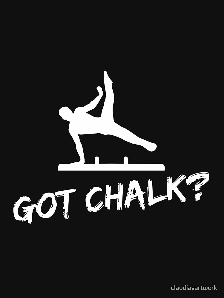 "Gymnastics - Got Chalk?" T-shirt by claudiasartwork | Redbubble