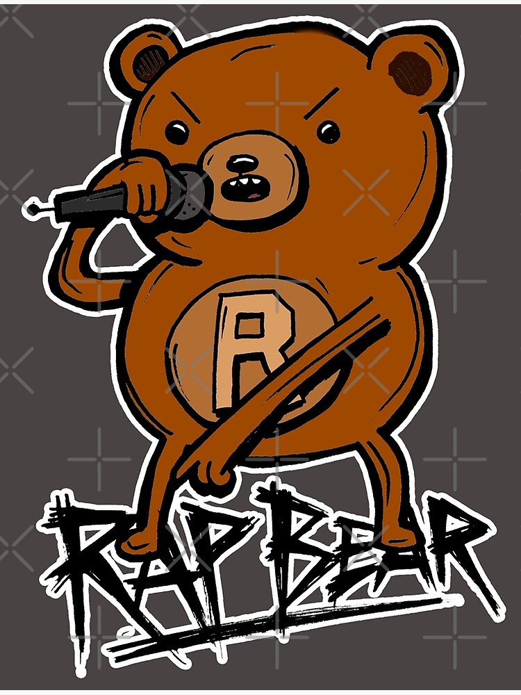 "Rap Bear from Adventure Time" Poster by sketchNkustom | Redbubble
