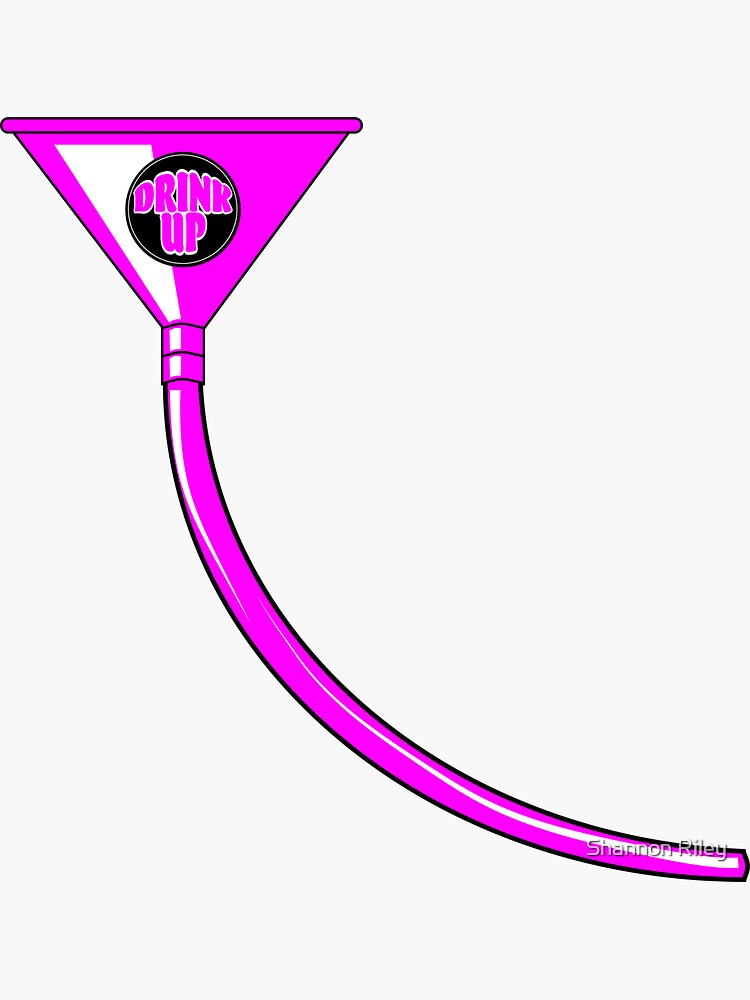 "Pink Funnel" Sticker for Sale by shannonriley | Redbubble