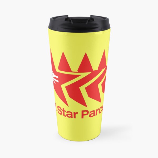"Red Star Parcels Logo" Travel Coffee Mug for Sale by CherryCassette ...