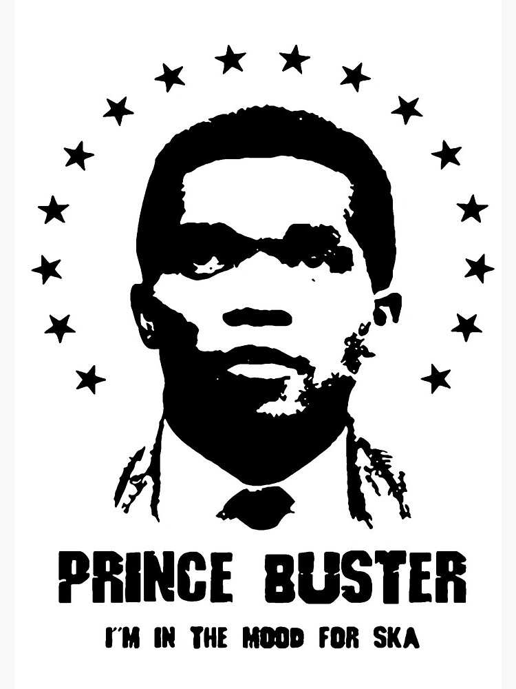 "Prince Buster Ska "I'm In the Mood for Ska" album cover (w/ white ...