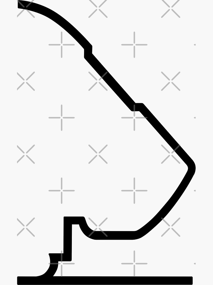 "HST Side Profile (Alt Version)" Sticker by CherryCassette | Redbubble