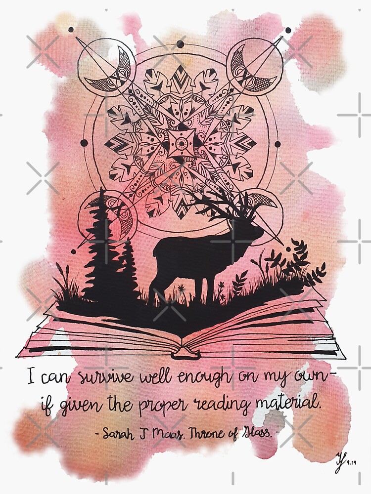 "ToG Quote (SJM Art Collection)" Sticker for Sale by TG-ART- | Redbubble