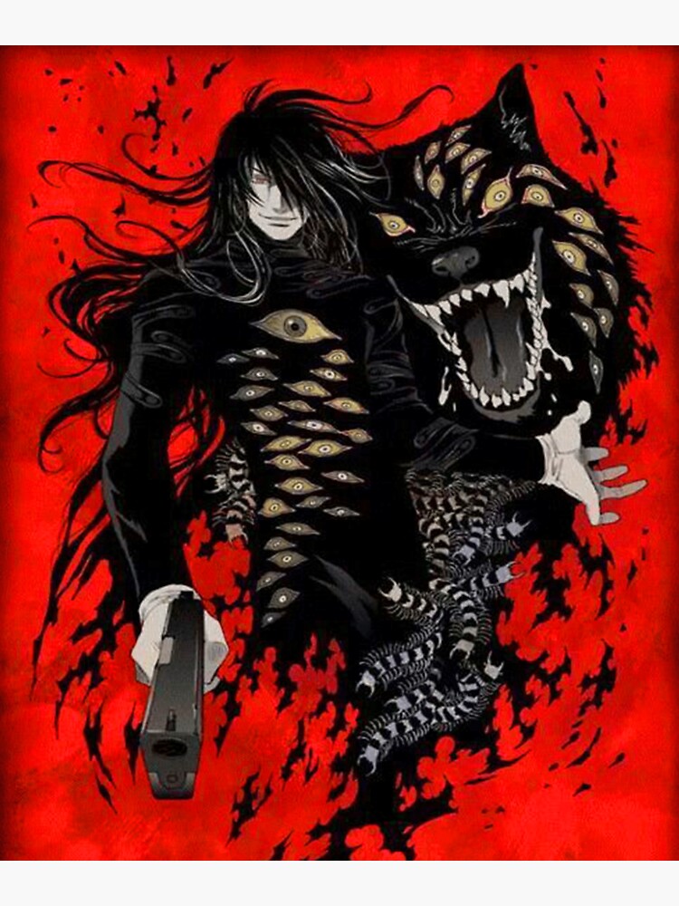 "Hellsing - Alucard" Sticker for Sale by Iconworks | Redbubble
