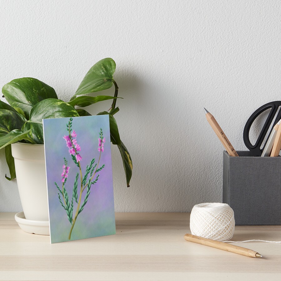 "Heather" Art Board Print by nezack | Redbubble