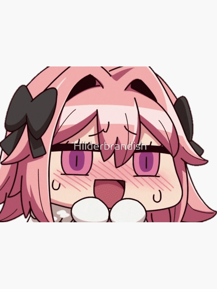 Sticker « Astolfo excité », par Hilderbrandish | Redbubble