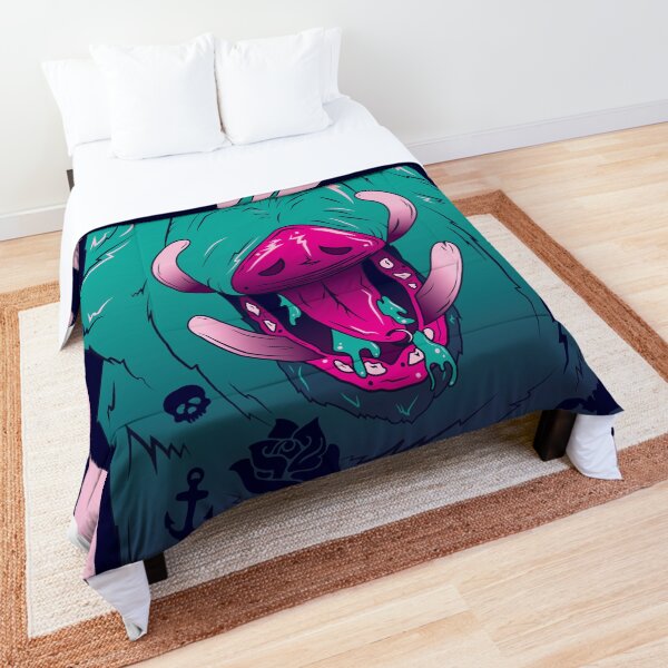 "Aesthetic Bacon" Comforter for Sale by OfLionsAndLambs | Redbubble